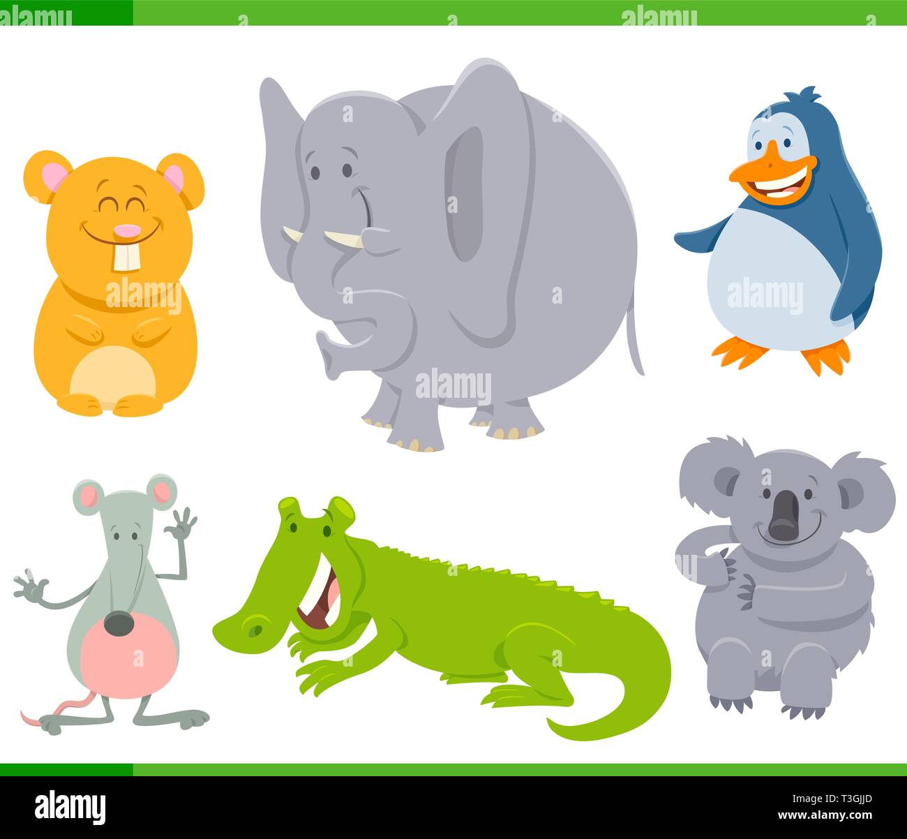 Cartoon illustration mouse elephant hi-res stock photography and images ...