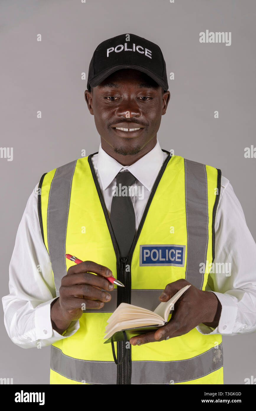 Salisbury, Wiltshire, England, UK. April 2019. A British police officer ...