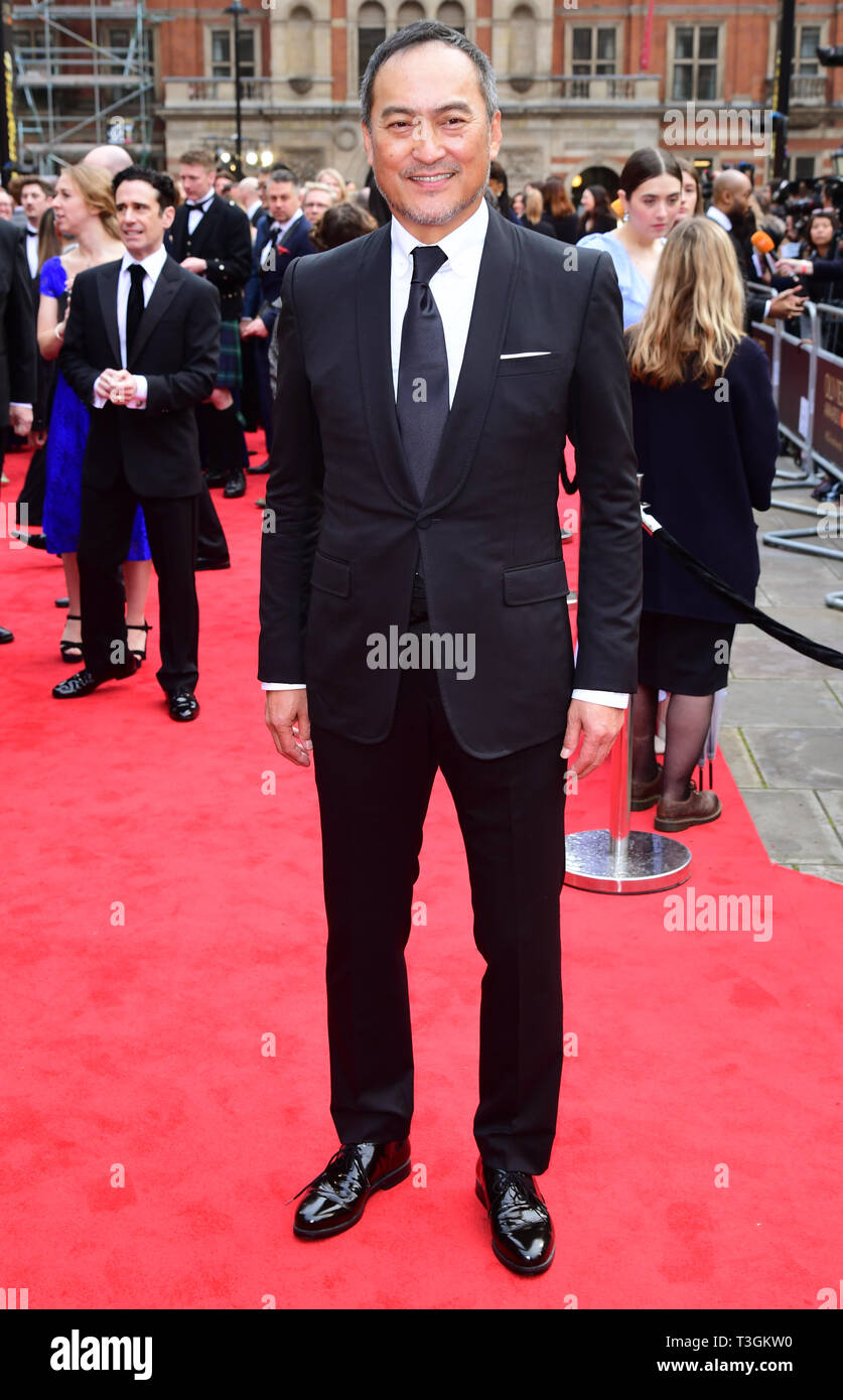 Ken Watanabe attending the Laurence Olivier Awards, Royal Albert Hall ...