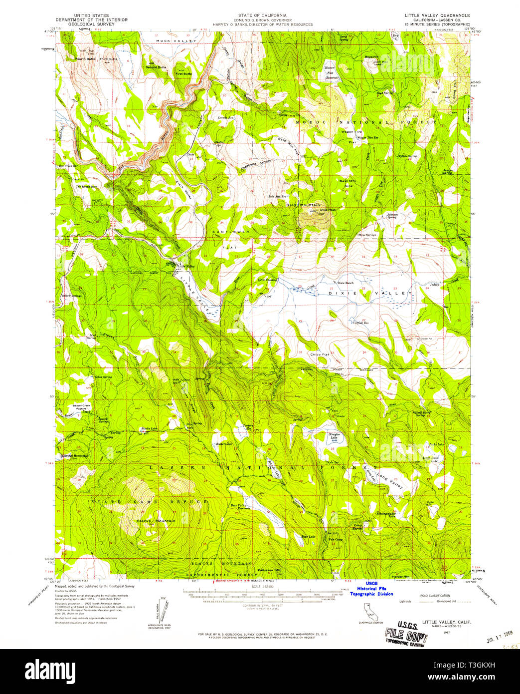 Map of little valley hi-res stock photography and images - Alamy