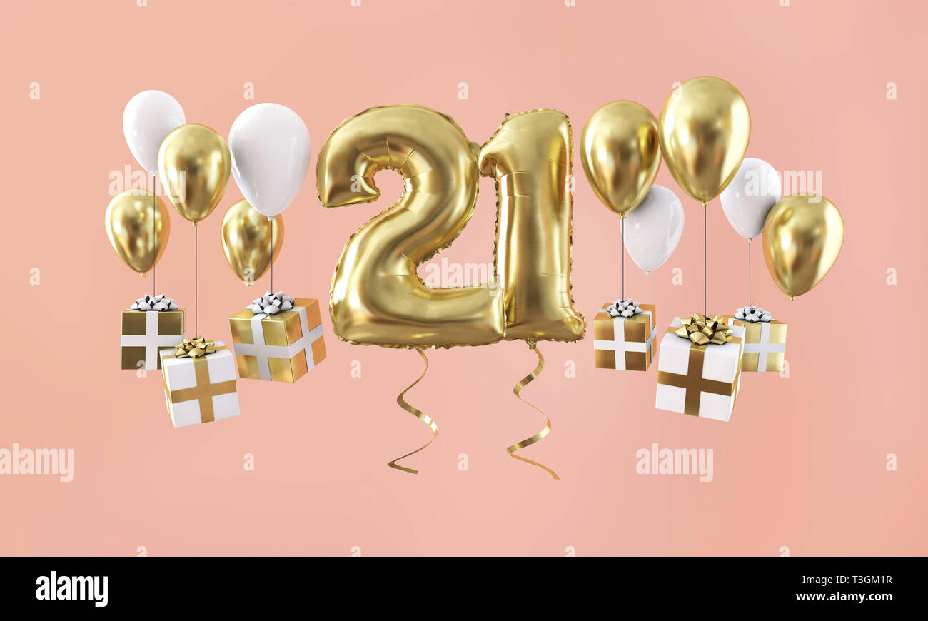 Number 21 Birthday