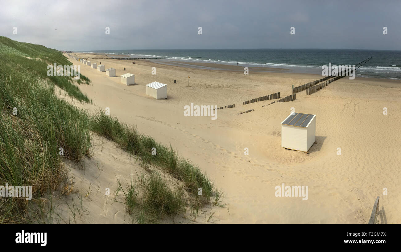 Beach view in zeeland hi-res stock photography and images - Alamy