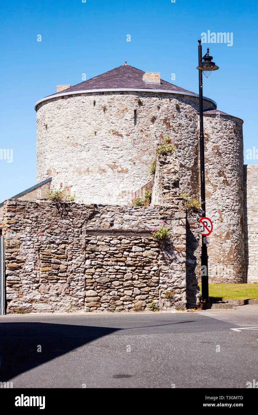 Image of the King John Castle in the town of Dungarvan in County ...