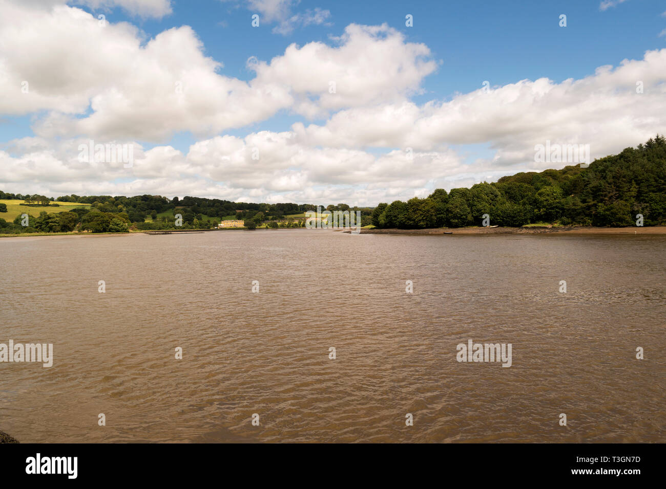River Blackwater in County Waterford close to Molana Abbey.Ireland ...