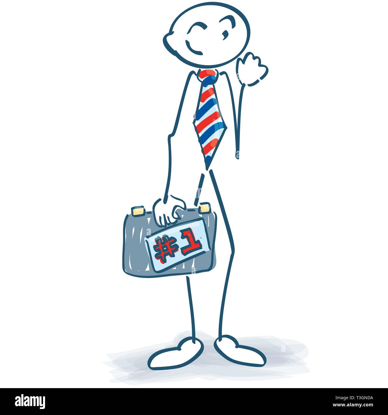 Stickman stick figure idea hi-res stock photography and images - Alamy