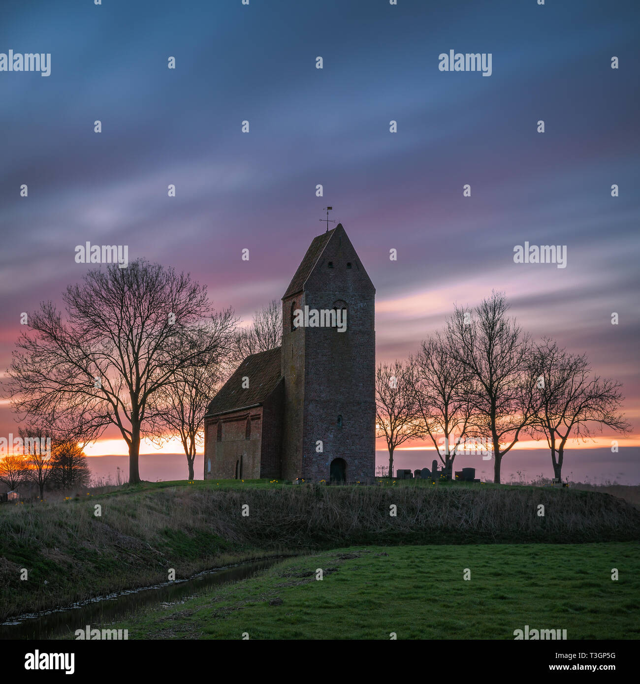 The Mauritius Church in Marsum (municipality of Appingedam), owned by ...