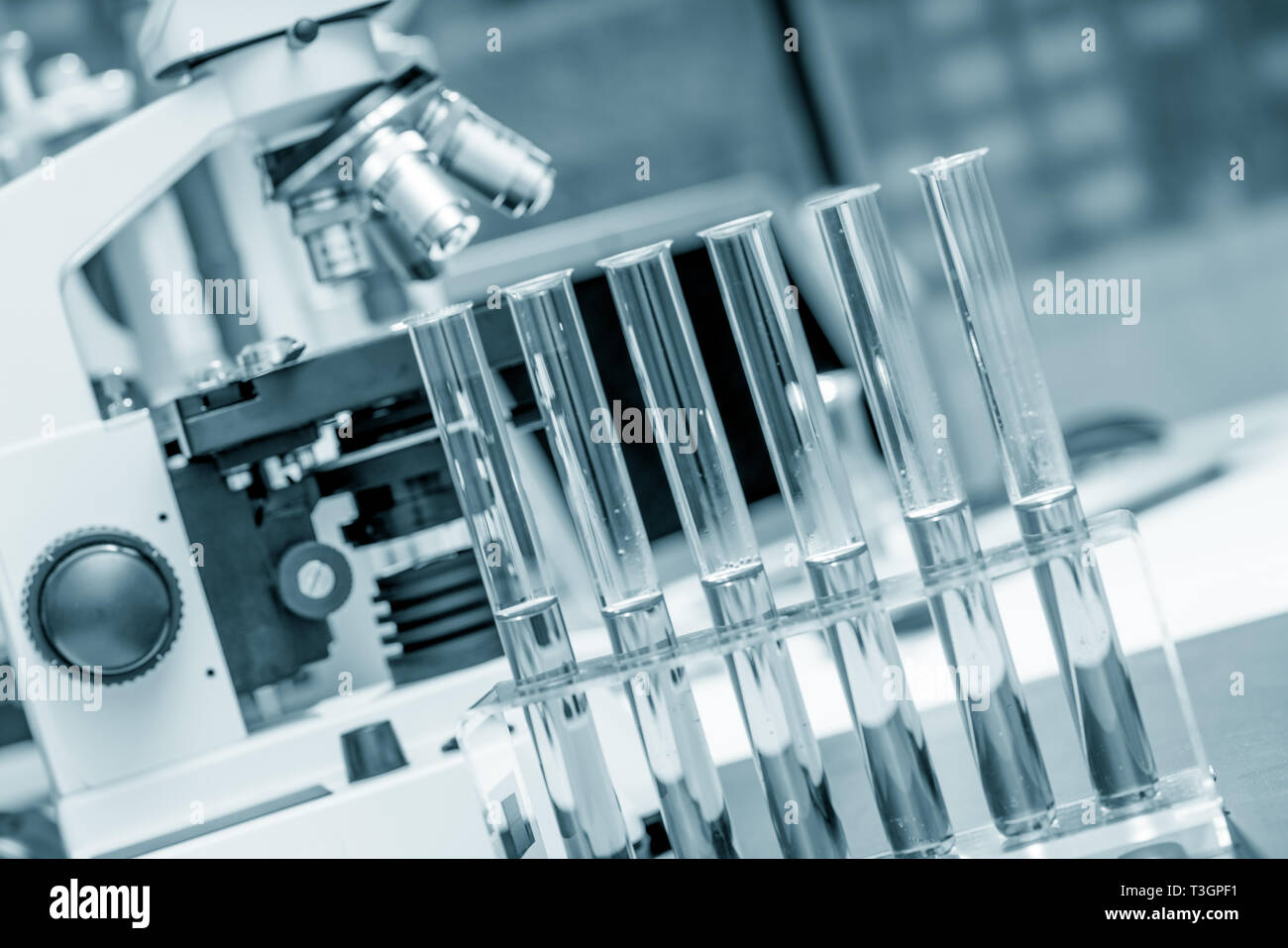 Scientific microscope in the laboratory of forensics Stock Photo - Alamy