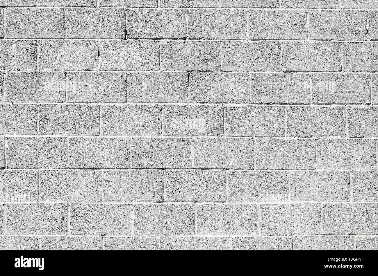 Wall of gray concrete blocks Stock Photo - Alamy