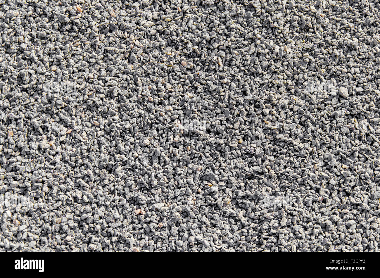 Fine grained gravel, gray Stock Photo - Alamy