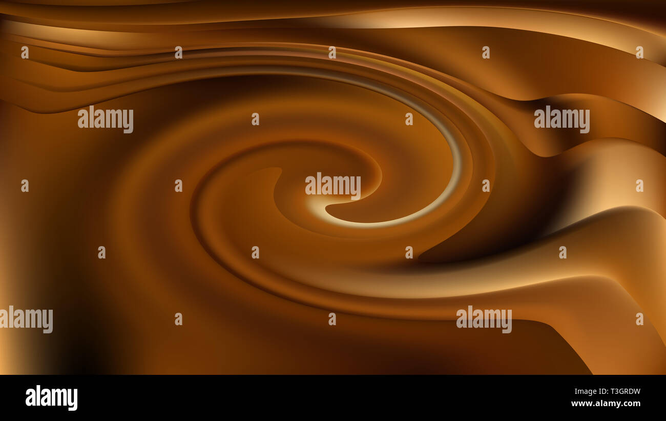 Dark brown twirl pattern hi-res stock photography and images - Alamy