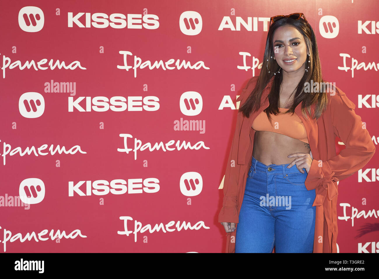 April 9, 2019 - Madrid, Madrid, Spain - Brazilian Singer Anitta ...