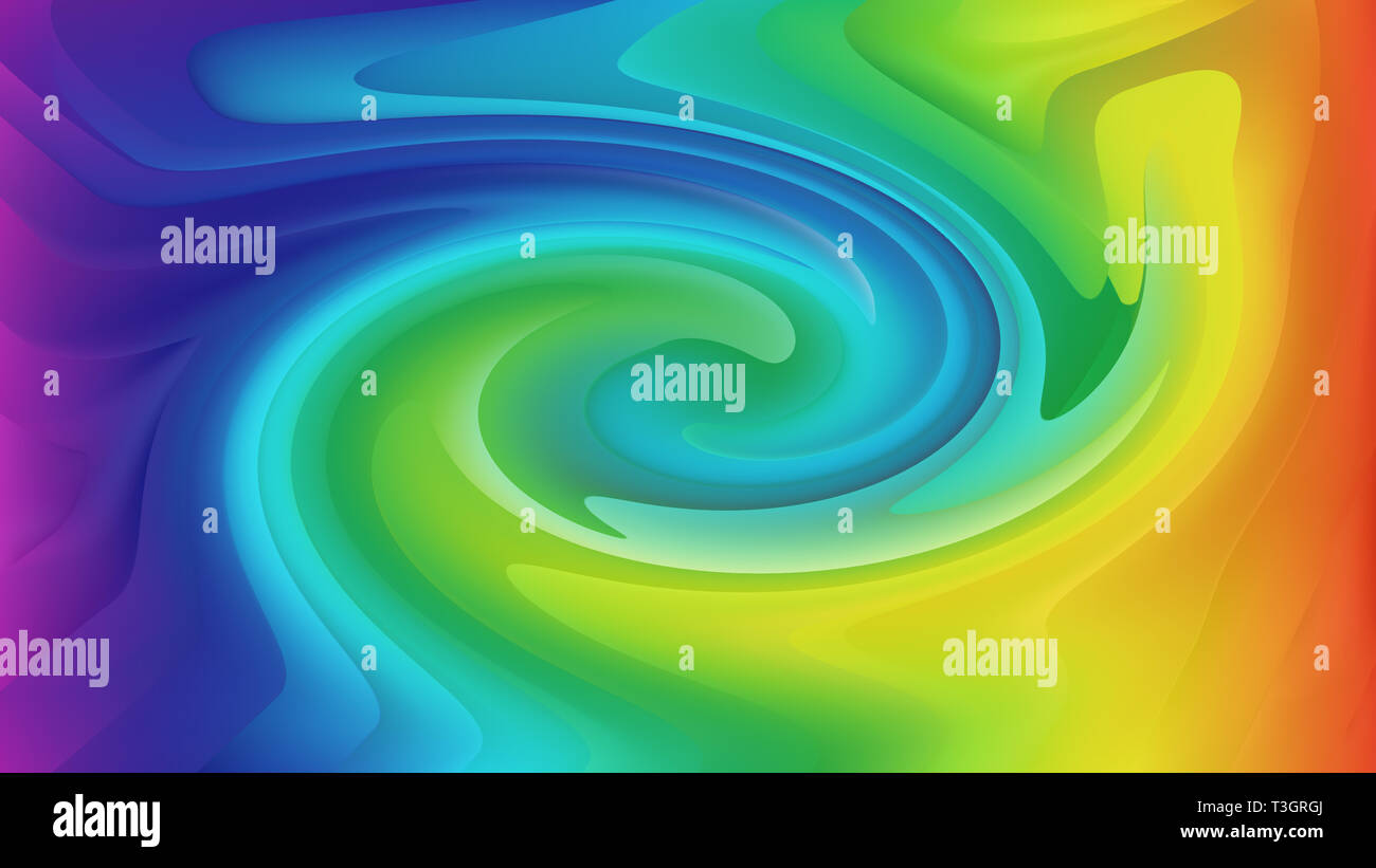 Colorful spiral pattern swirling shapes hi-res stock photography and ...