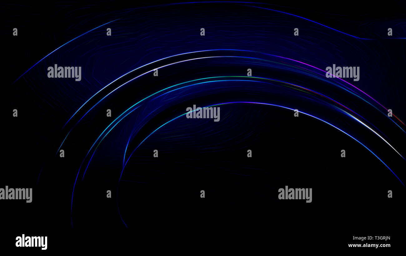 Abstract Black Glow Lines Background Stock Photo - Alamy