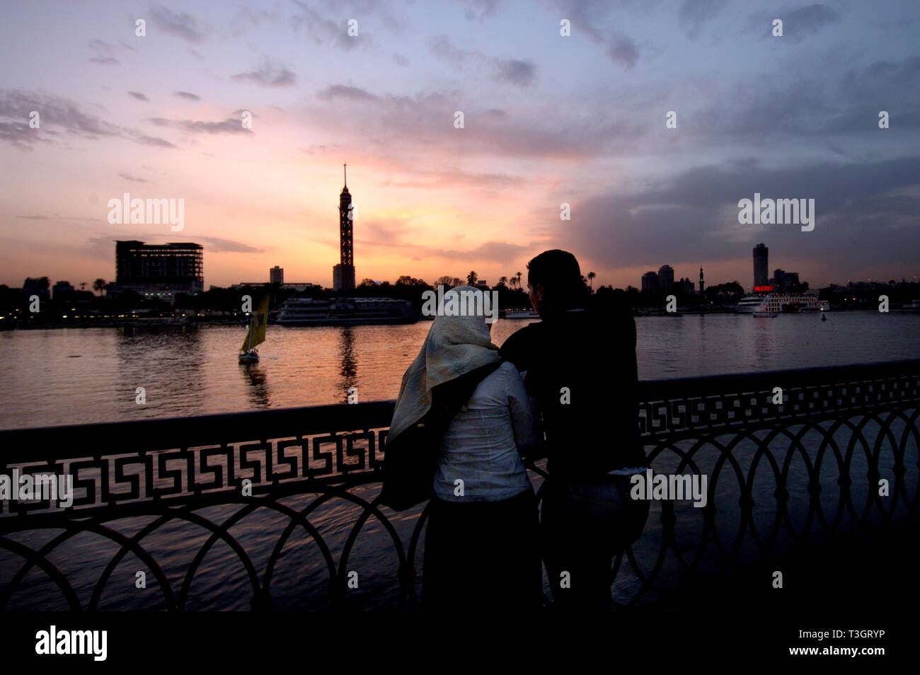 Nile corniche cairo hi-res stock photography and images - Alamy