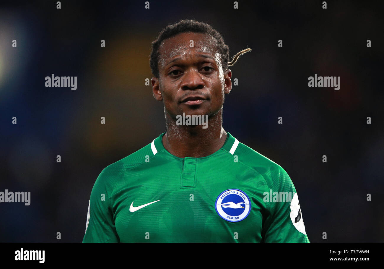 Brighton & Hove Albion's Gaetan Bong during the Premier League match at ...