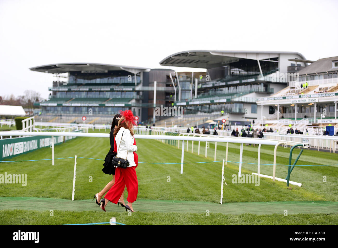 Racegoers during Grand National Thursday of the 2019 Randox Health ...