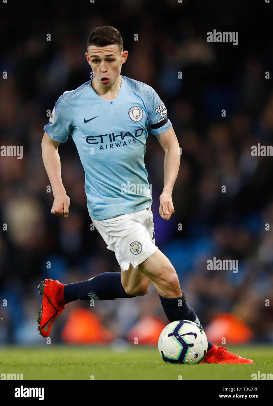 Manchester City's Phil Foden during the Premier League match at The ...