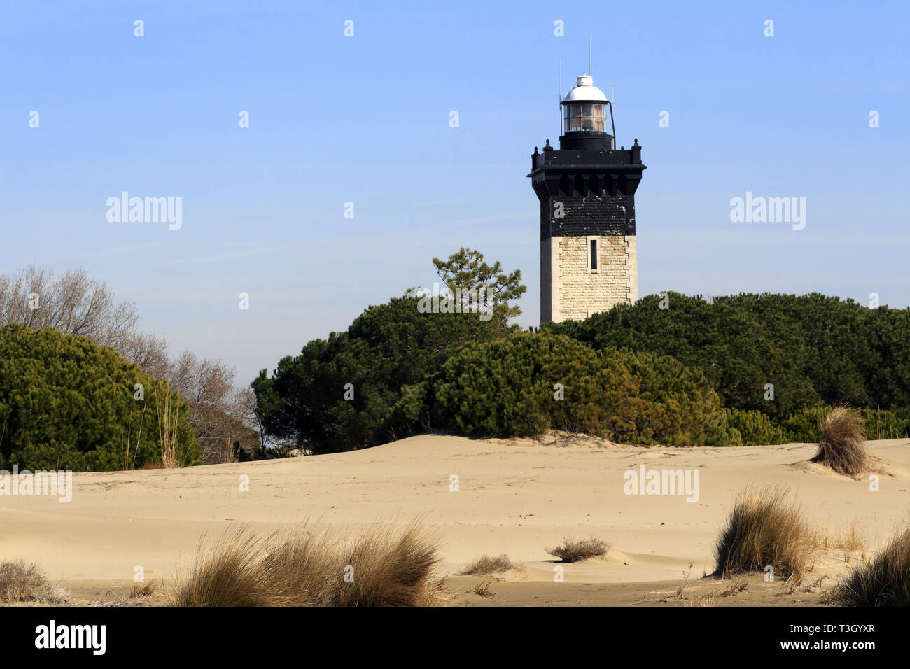 The Lighthouse of the Beach Espiguette in Languedoc Roussillon, France ...