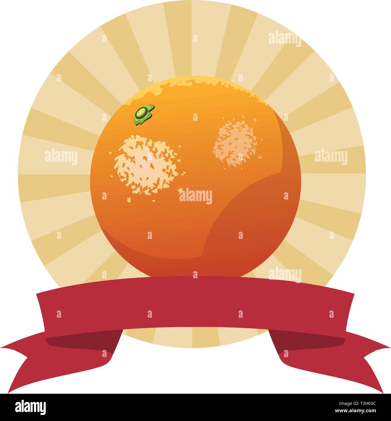 orange icon cartoon round icon Stock Vector Image & Art - Alamy