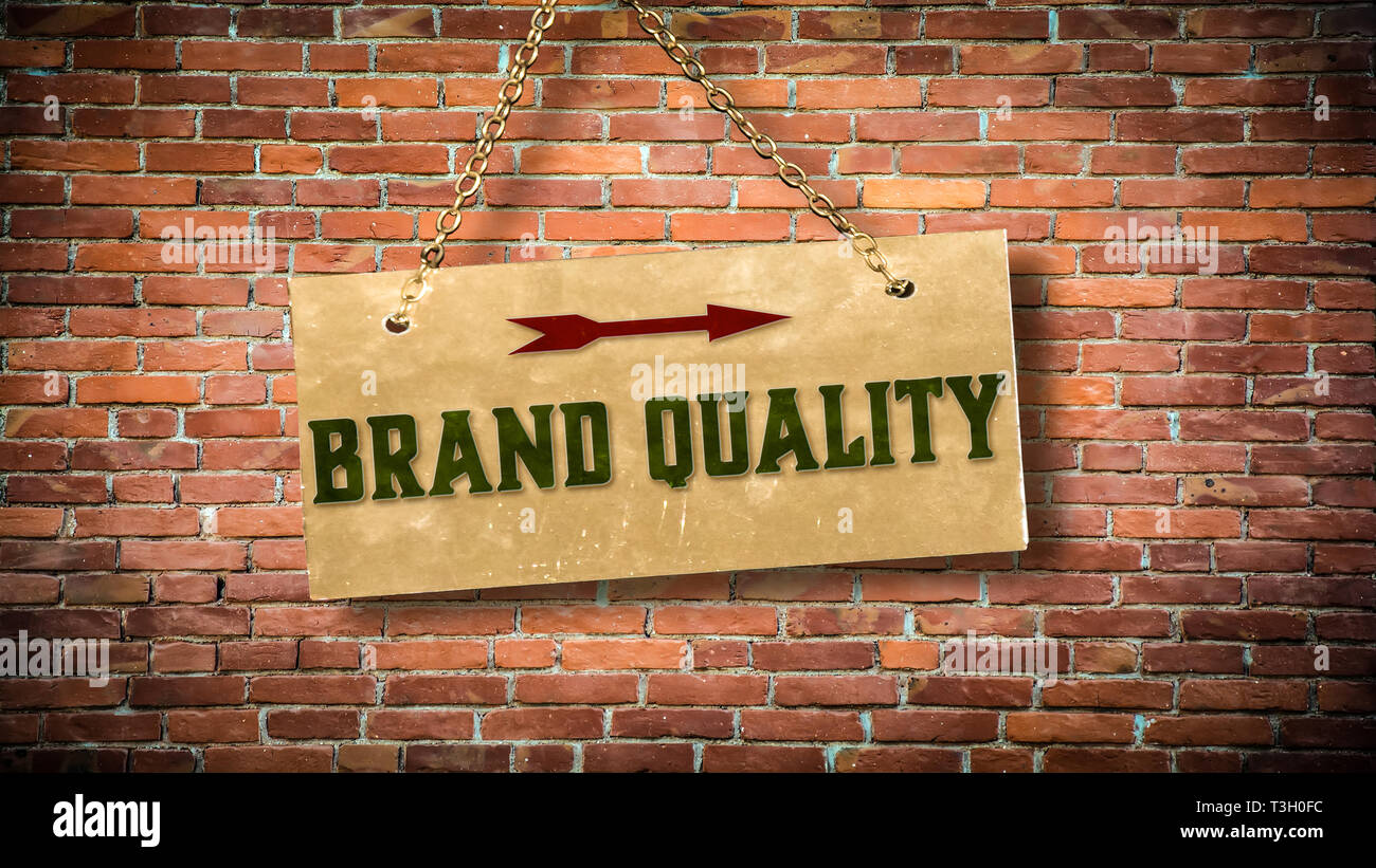 Street Sign BRAND QUALITY Stock Photo - Alamy