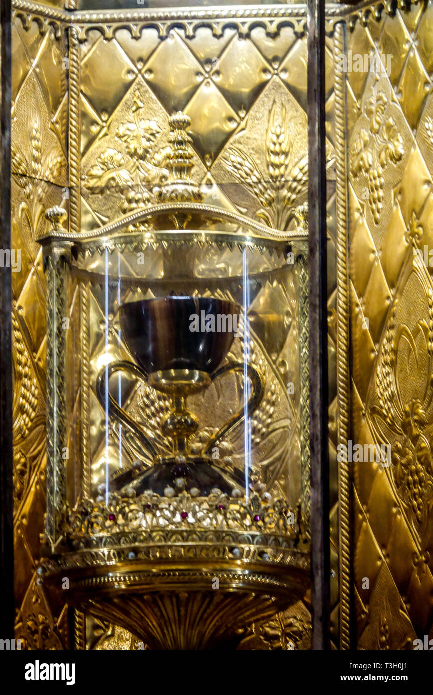 Valencia Cathedral Chalice Spain Valencia Holy Grail interior Europe ...