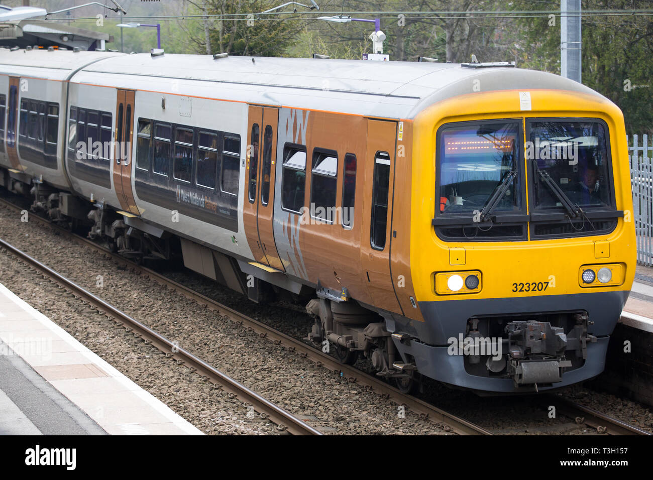 A West Midlands Railway Train at Bournville Station Stock Photo - Alamy