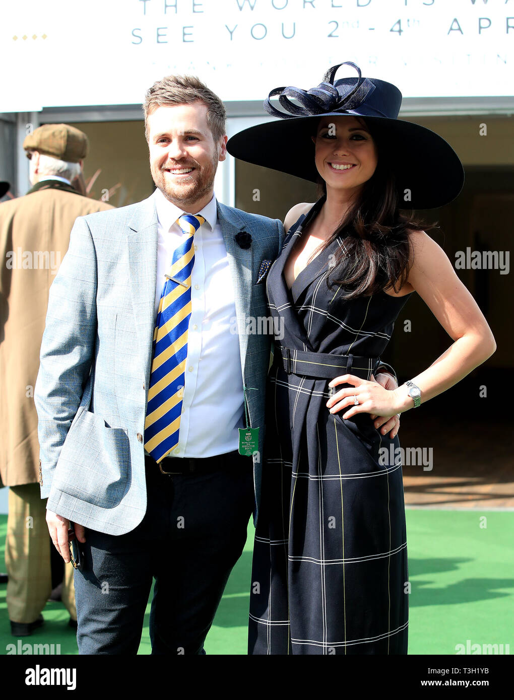 Sam Quek (right) with Tom Mairs (left) during Grand National Day of the ...