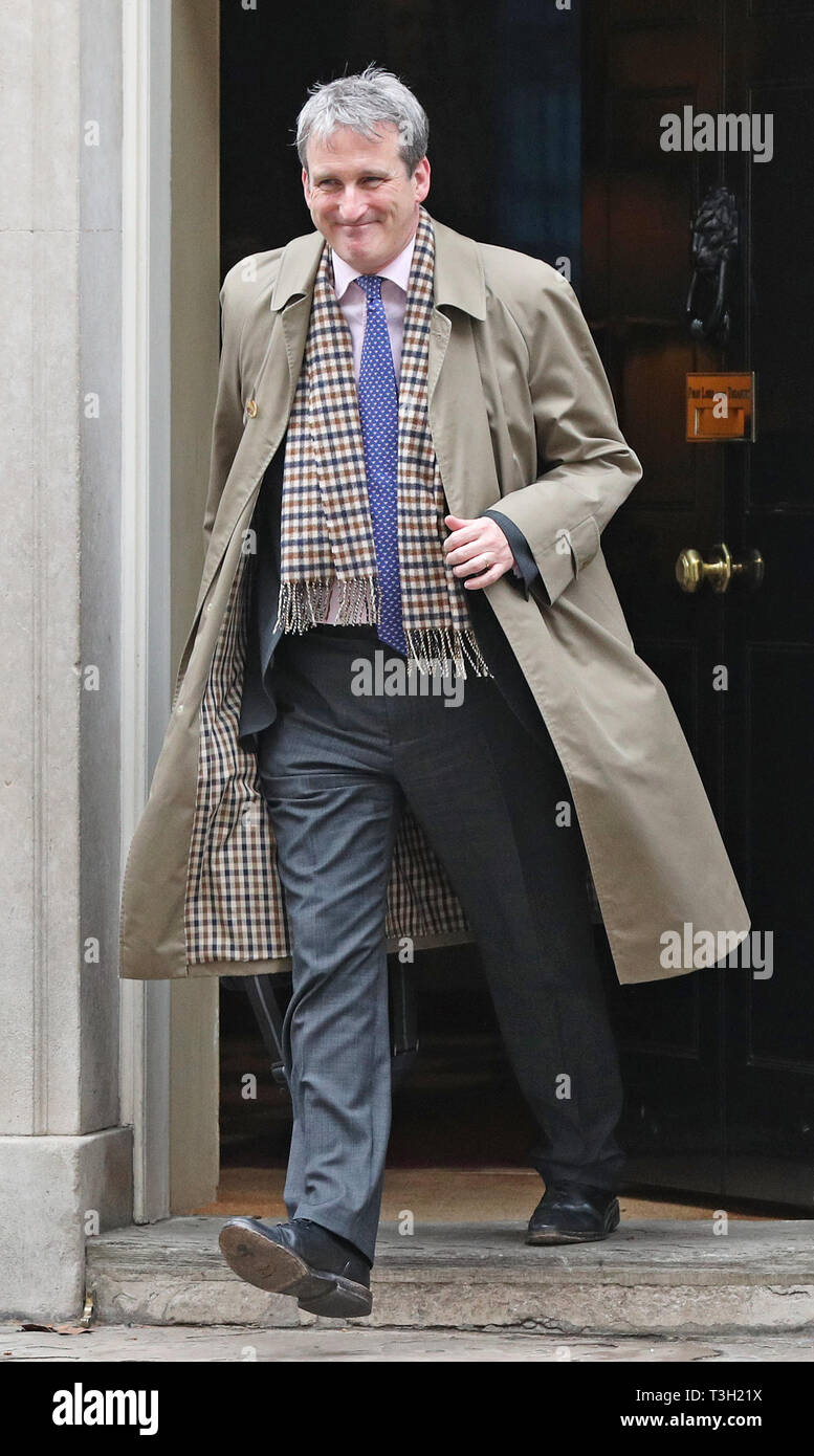 Education Secretary Damian Hinds Leaves 10 Downing St London Stock