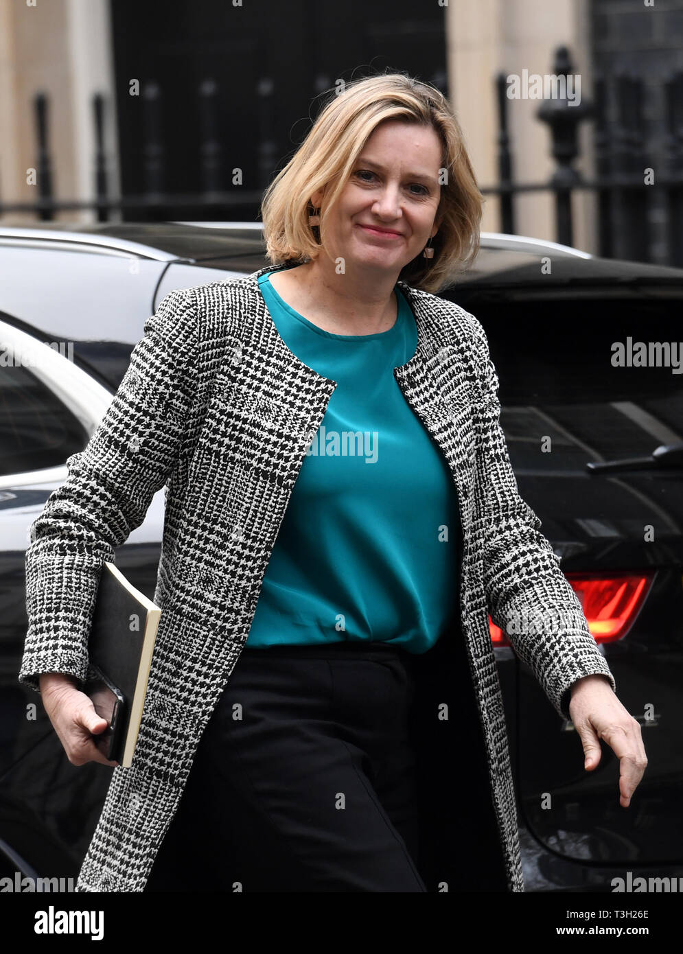 MP Amber Rudd arrives in Downing Street, London Stock Photo - Alamy