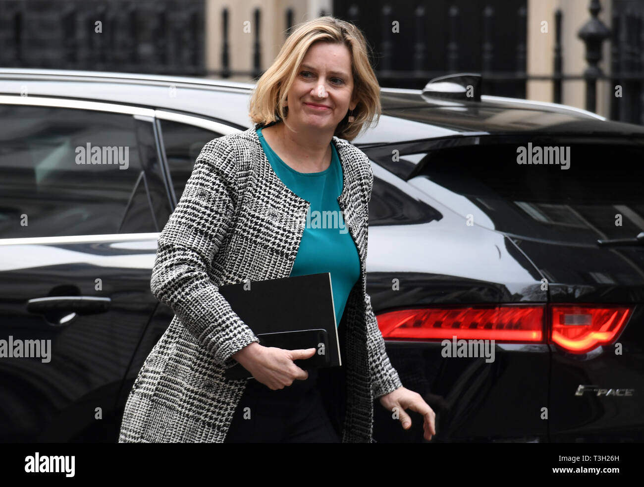 MP Amber Rudd arrives in Downing Street, London Stock Photo - Alamy