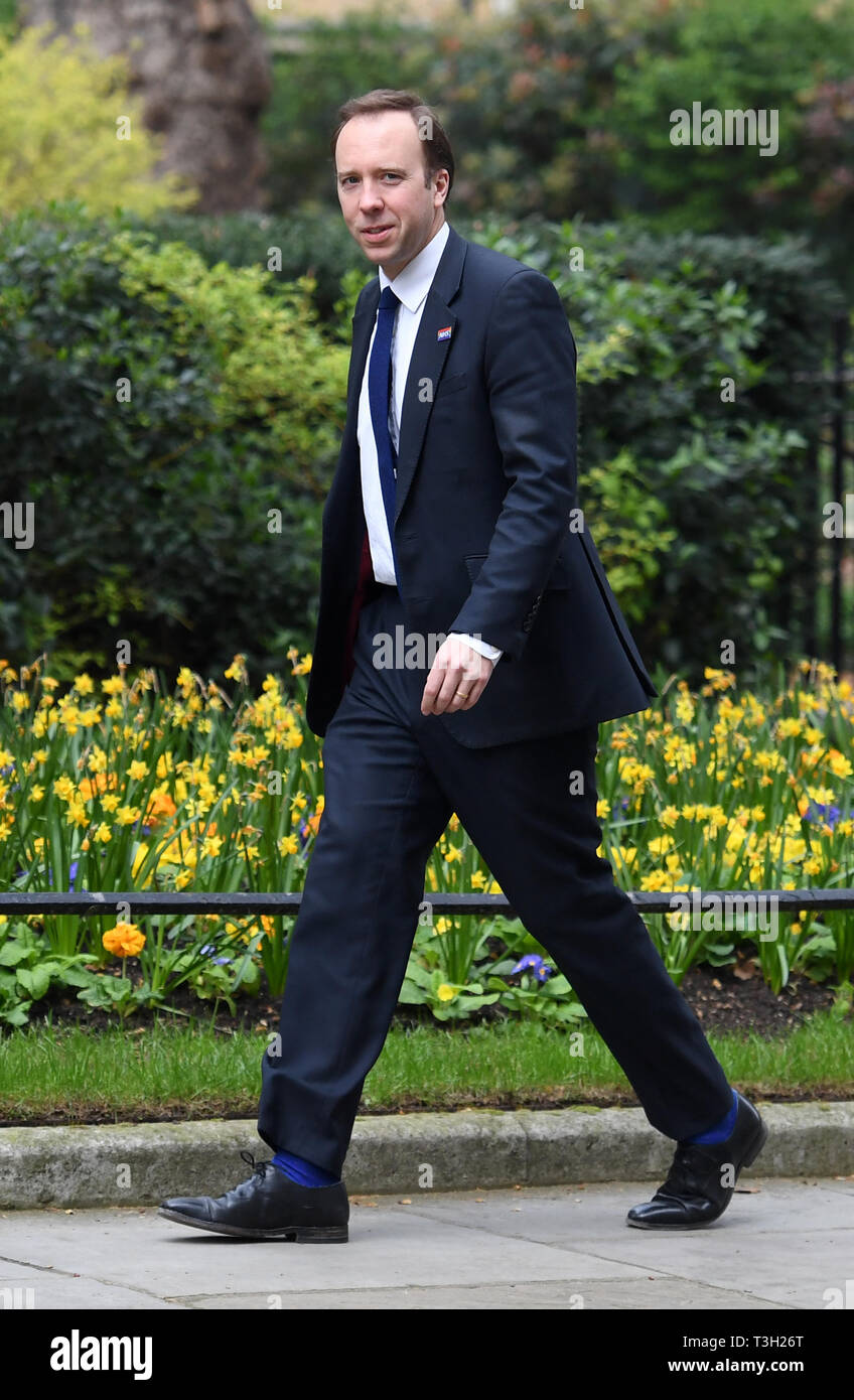 MP Matt Hancock arrives in Downing Street, London Stock Photo - Alamy