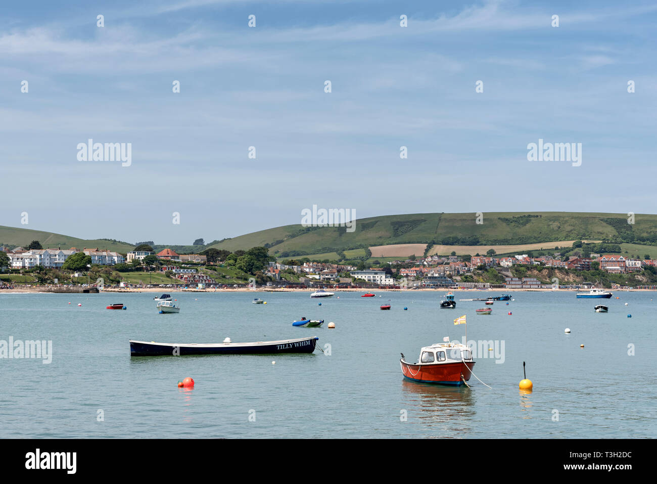 Seascape on beach in swanage hi-res stock photography and images - Alamy