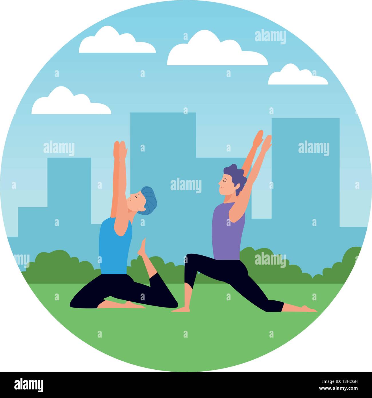 men yoga poses Stock Vector Image & Art - Alamy