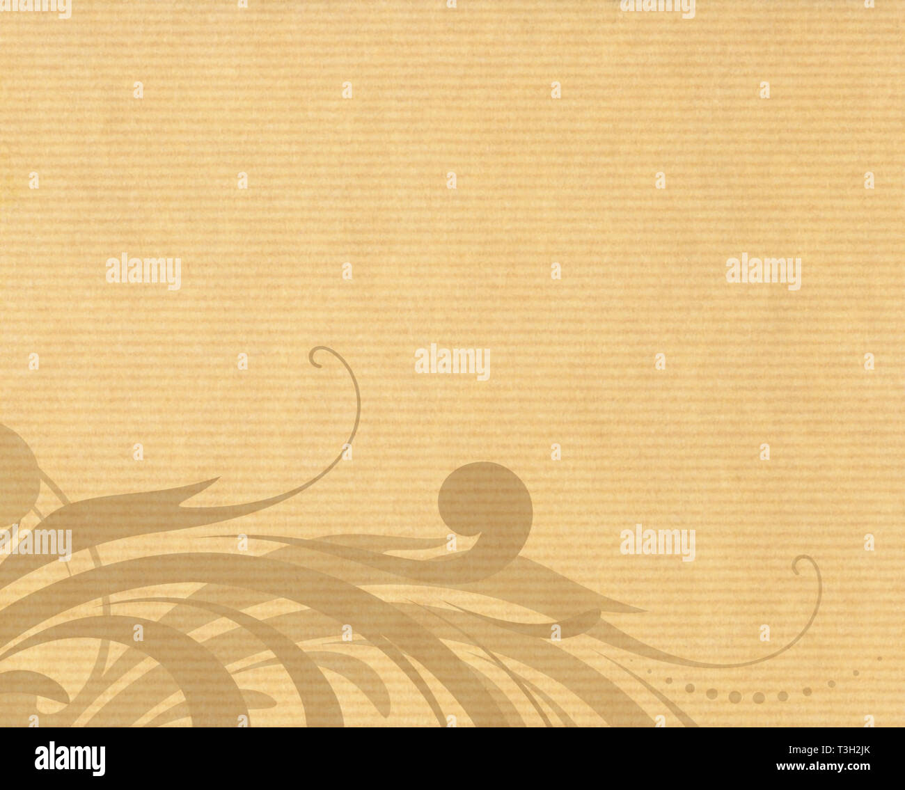 stripes paper texture with floral design Stock Photo - Alamy