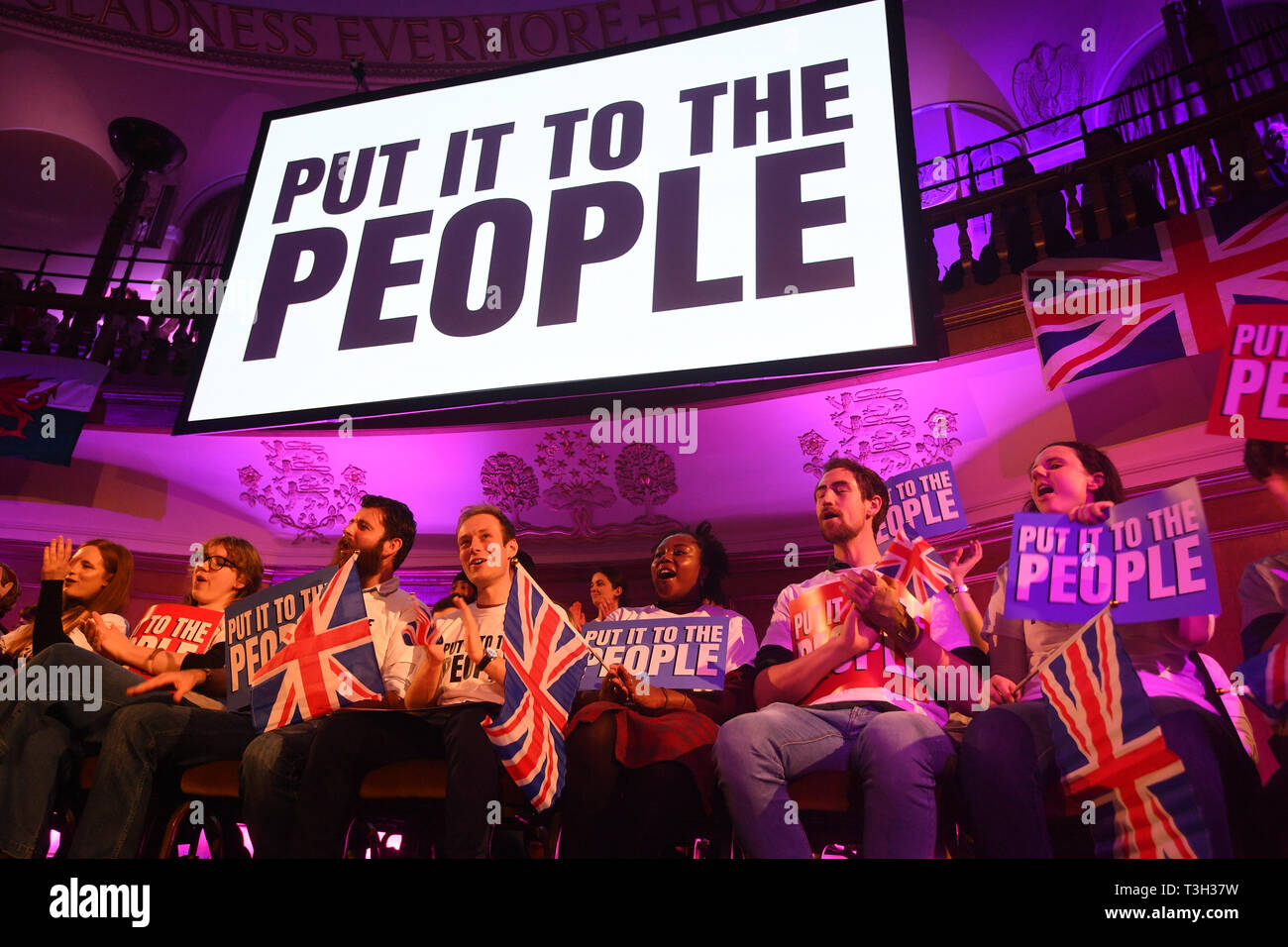 The People's Vote Rally in Assembly Hall, Westminster Stock Photo - Alamy