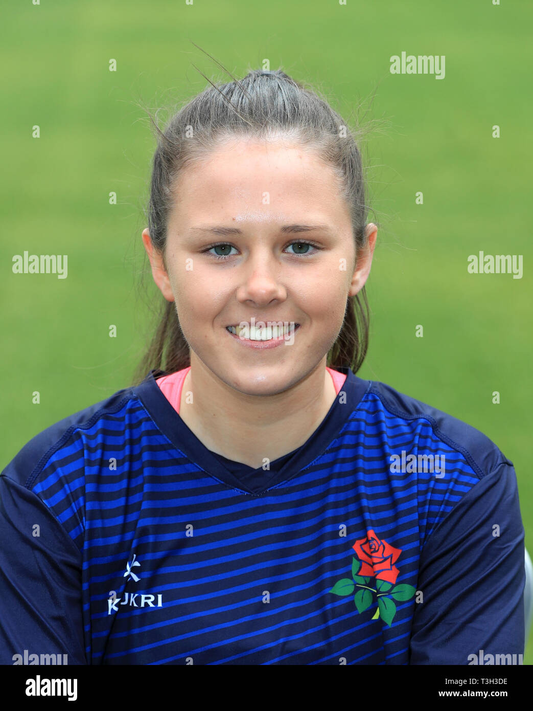 Lancashire's Millie Hodge during the media day at the Emirates Old ...