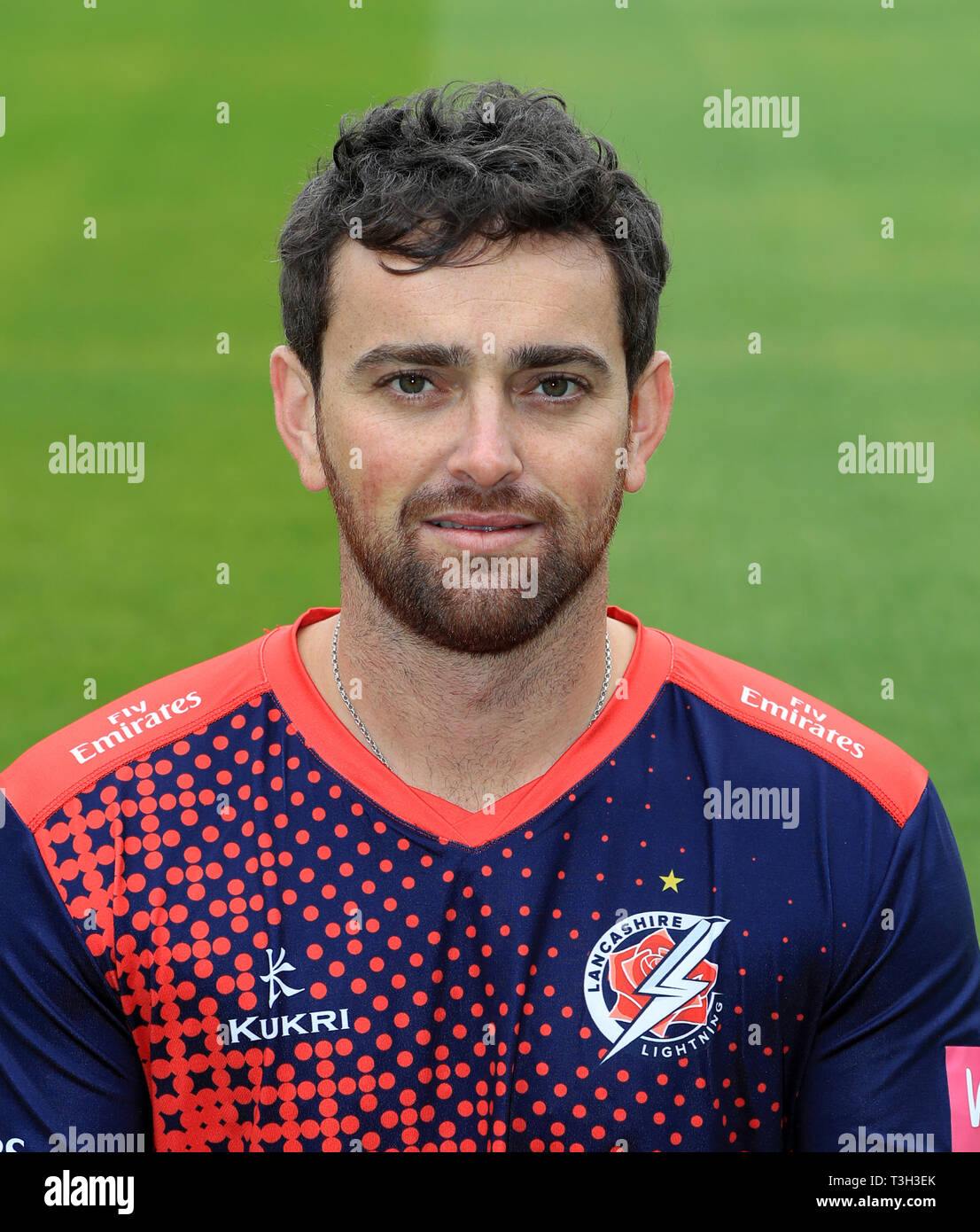 Lancashire's Stephen Parry during the media day at the Emirates Old ...
