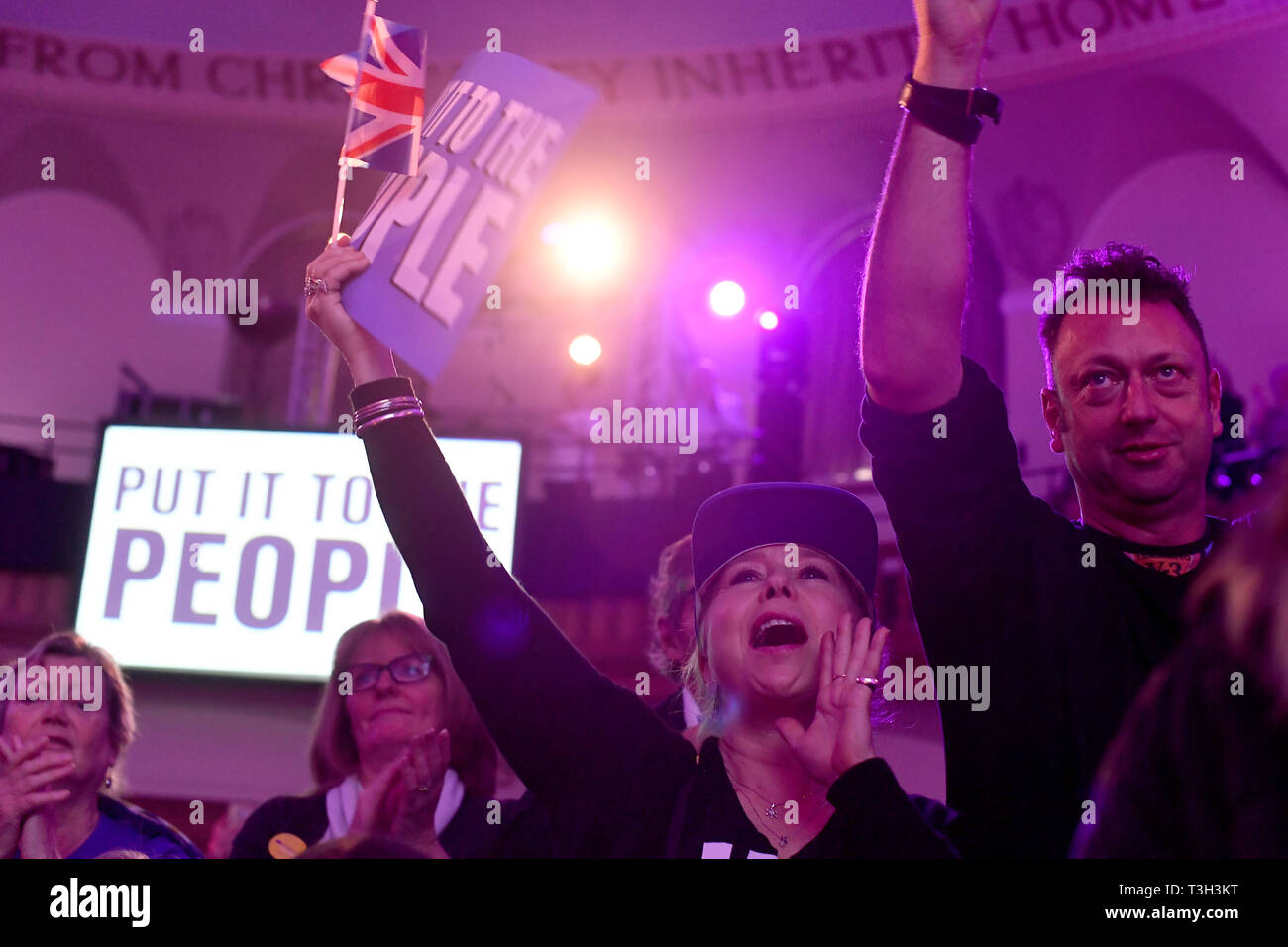 The People's Vote Rally in Assembly Hall, Westminster Stock Photo - Alamy
