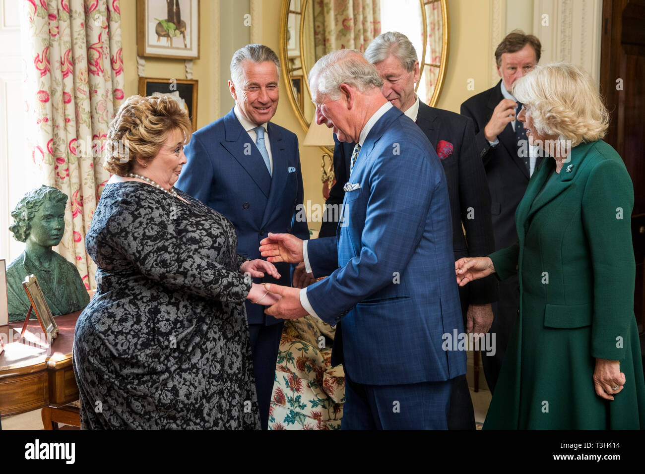The Prince of Wales and The Duchess of Cornwall are greeted by New Lord ...