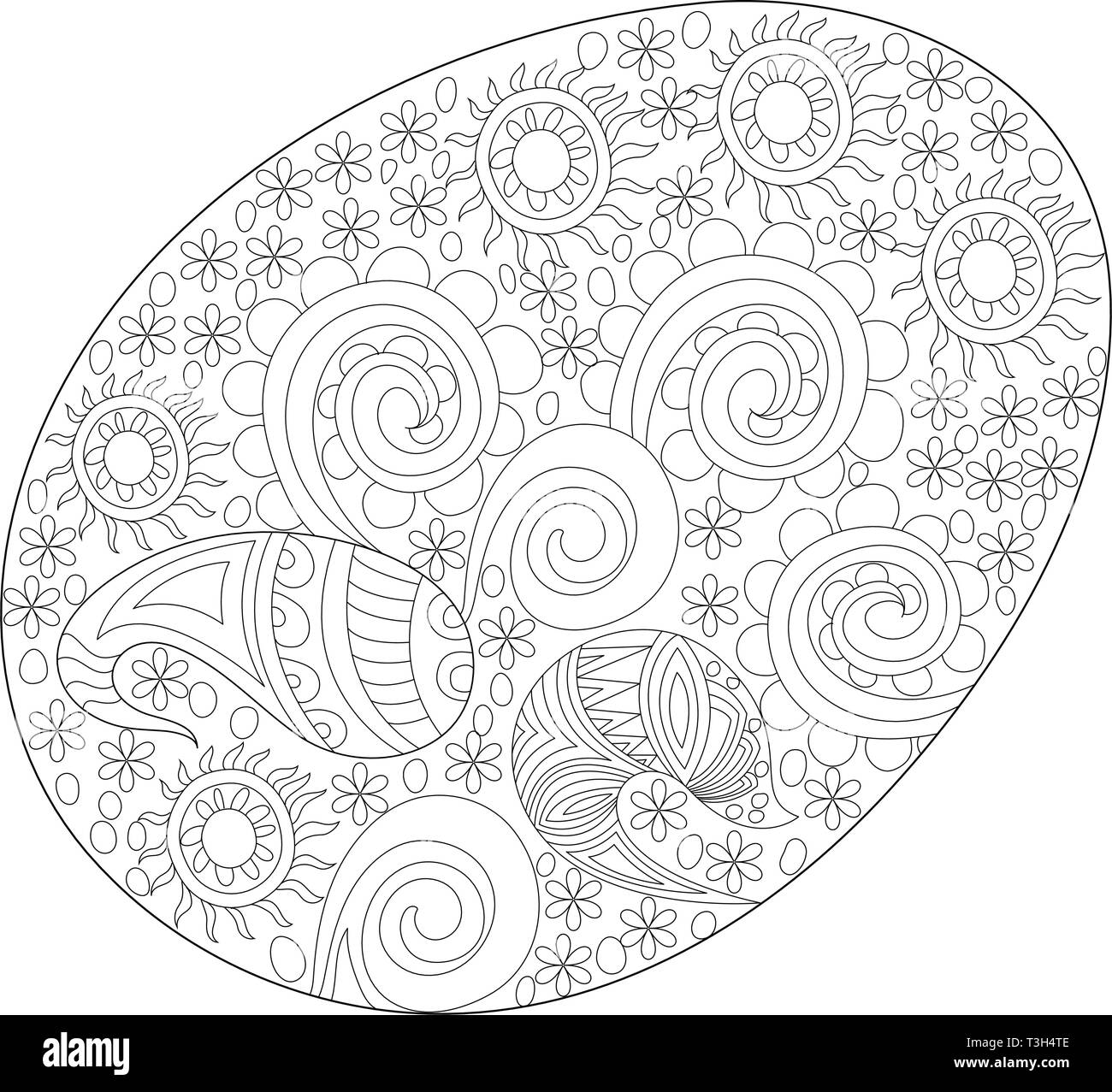 Zentangle inspired hi-res stock photography and images - Alamy