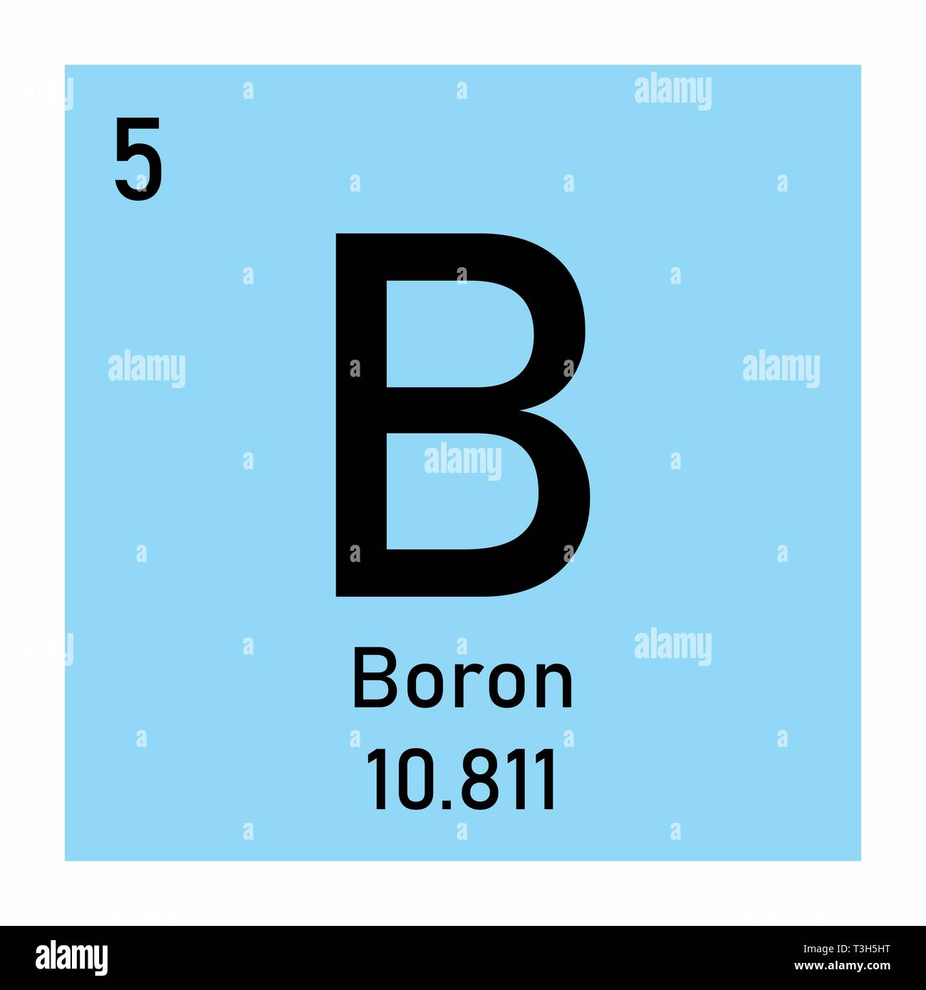 Symbol for boron Stock Vector Images - Alamy