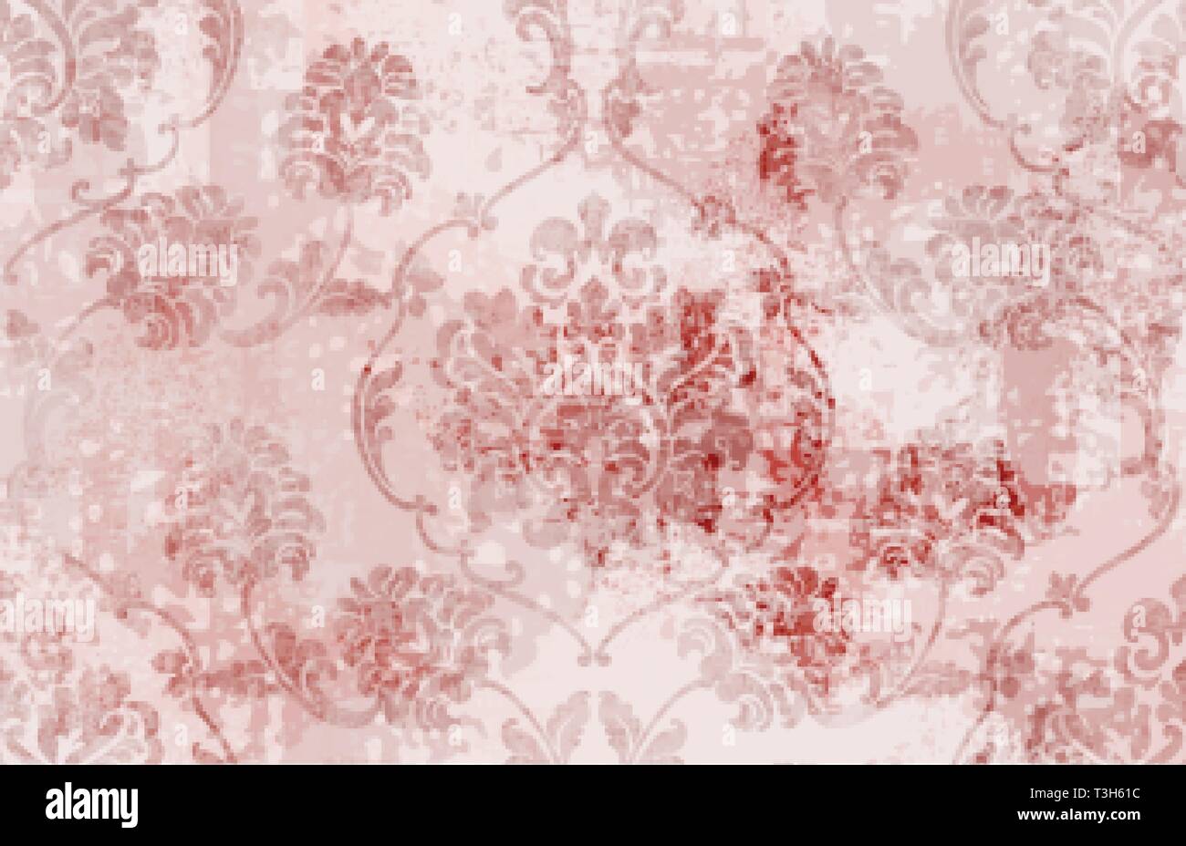 Royal Baroque texture pattern Vector. Floral ornament decoration ...