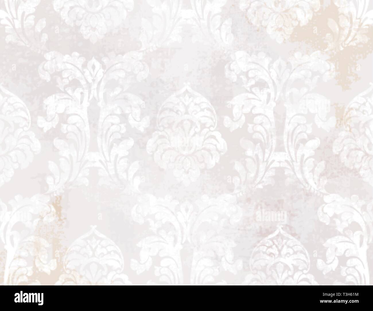 Royal Baroque texture pattern Vector. Floral ornament decoration ...