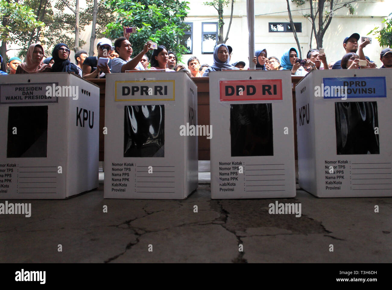 An example of ballot box that will be used for simulation of election ...
