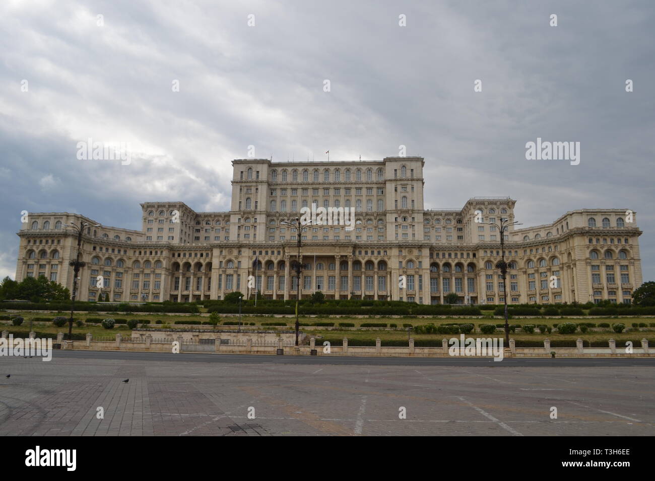 Palace of Parliament, created by Nicolae Ceausescu, Bucharest, Romania ...