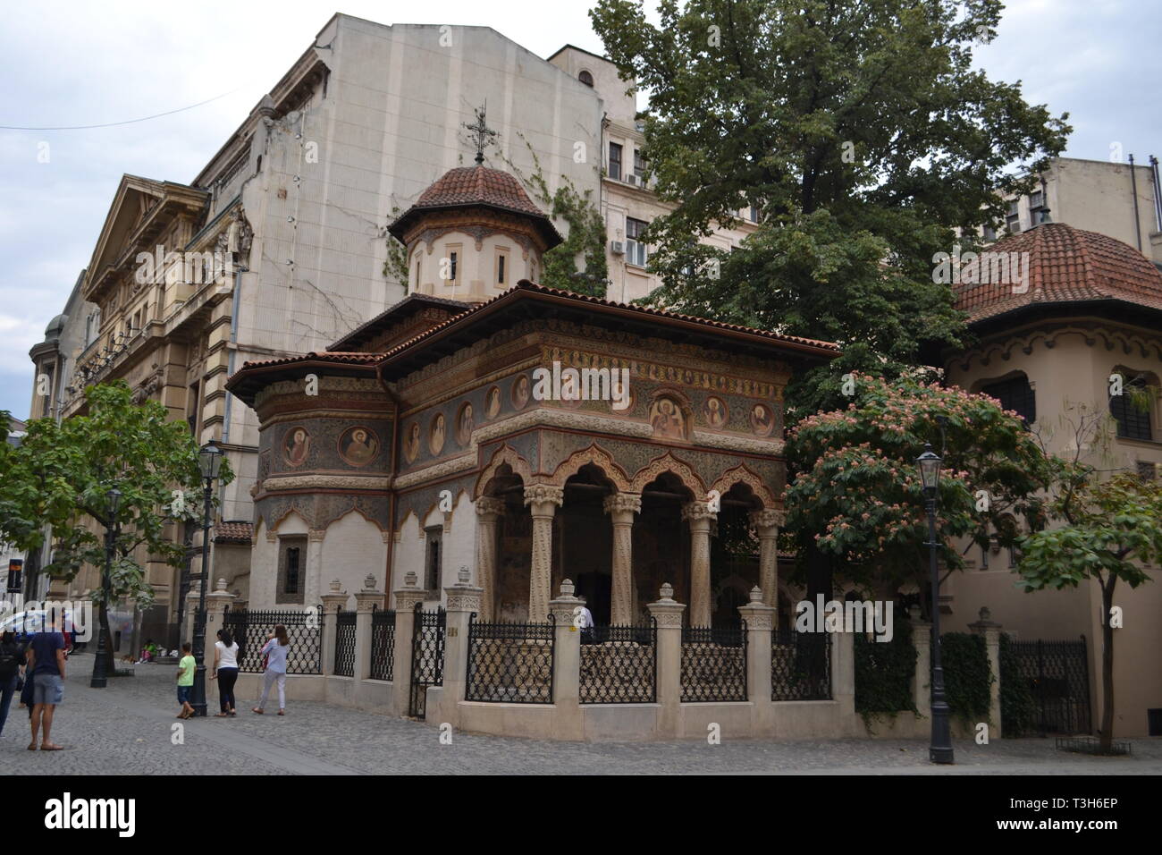Stavropoleos Church, (Monastery) Bucharest, Romania Stock Photo - Alamy