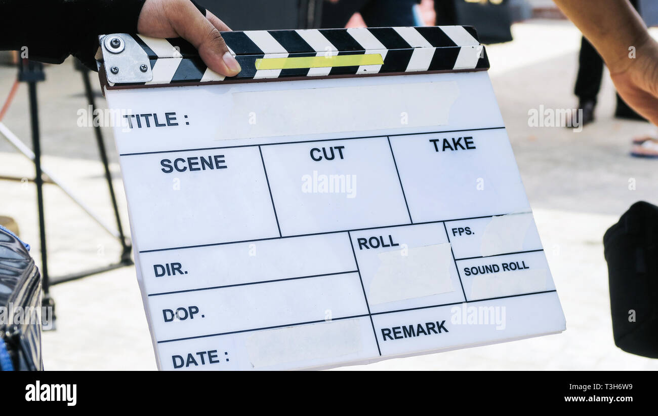 Film production crew Stock Photo - Alamy