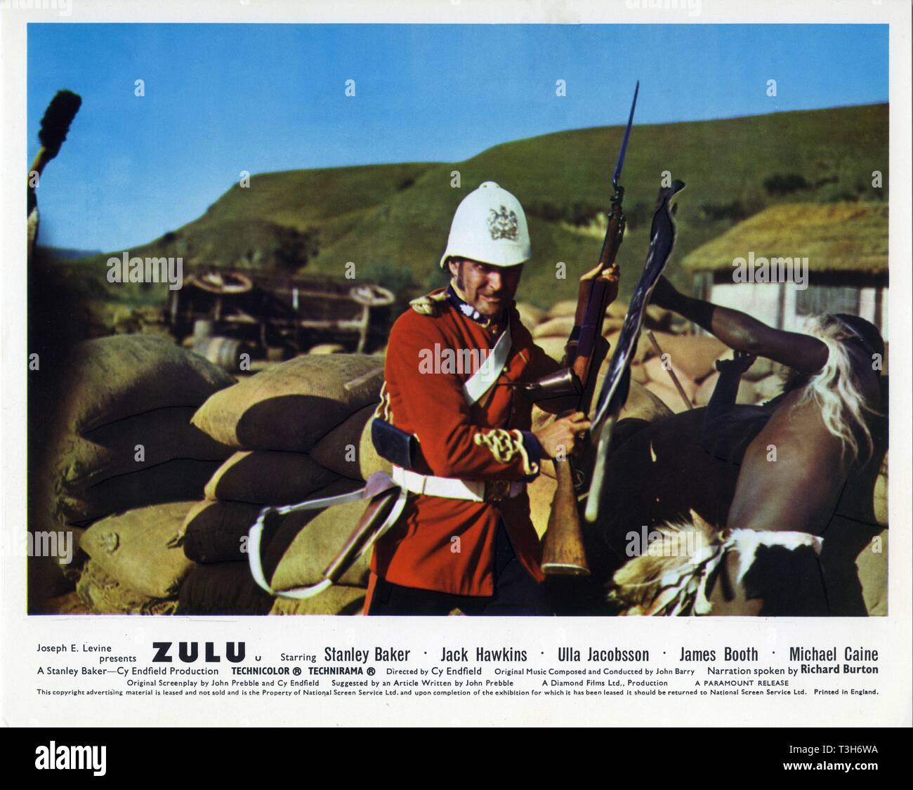 Stanley Baker ZULU 1964 director Cy Endfield Diamond Films / Paramount ...