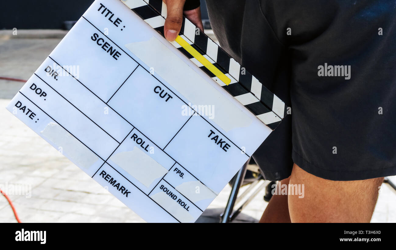 Film production crew Stock Photo - Alamy