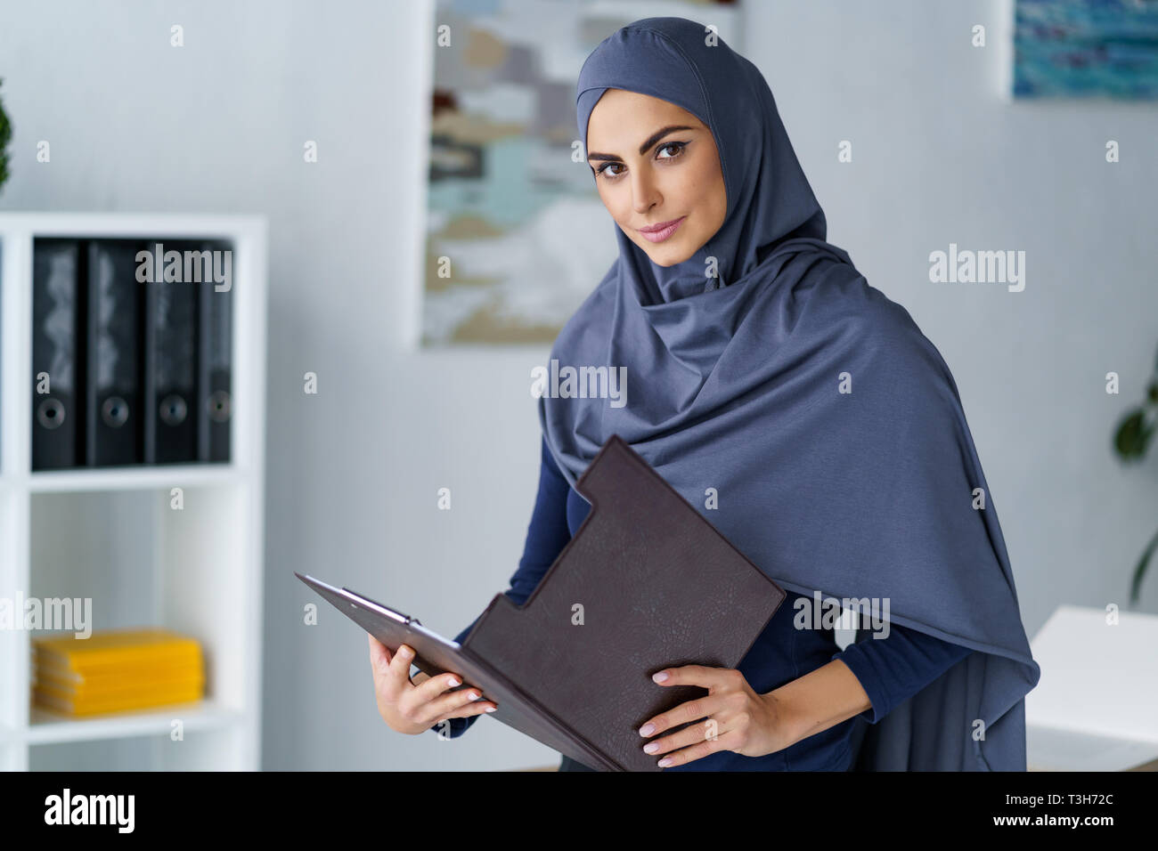 Pretty confident muslim young hi-res stock photography and images - Alamy